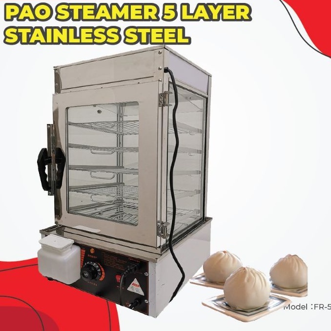 Pau Steamer Electric Commercial Dimsum Steamer 1200w Commercial ...