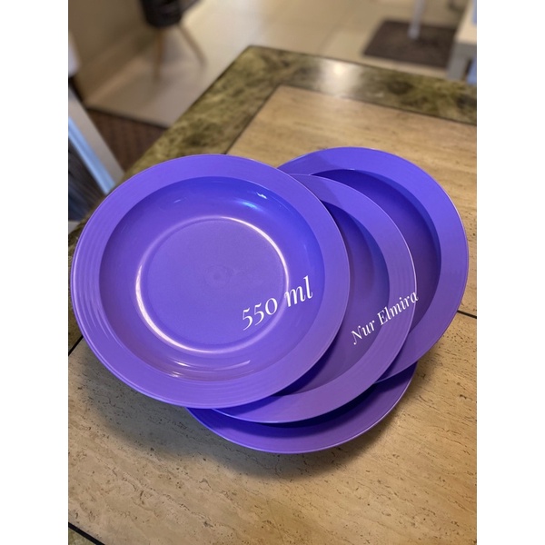tupperware deep plate ( 1 set 4 pcs) | Shopee Malaysia