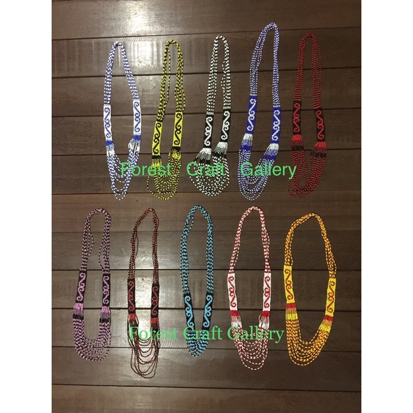 BNss02 Sarawak Bead Manik Necklace Souvenir Gift Handicraft Kuching ...