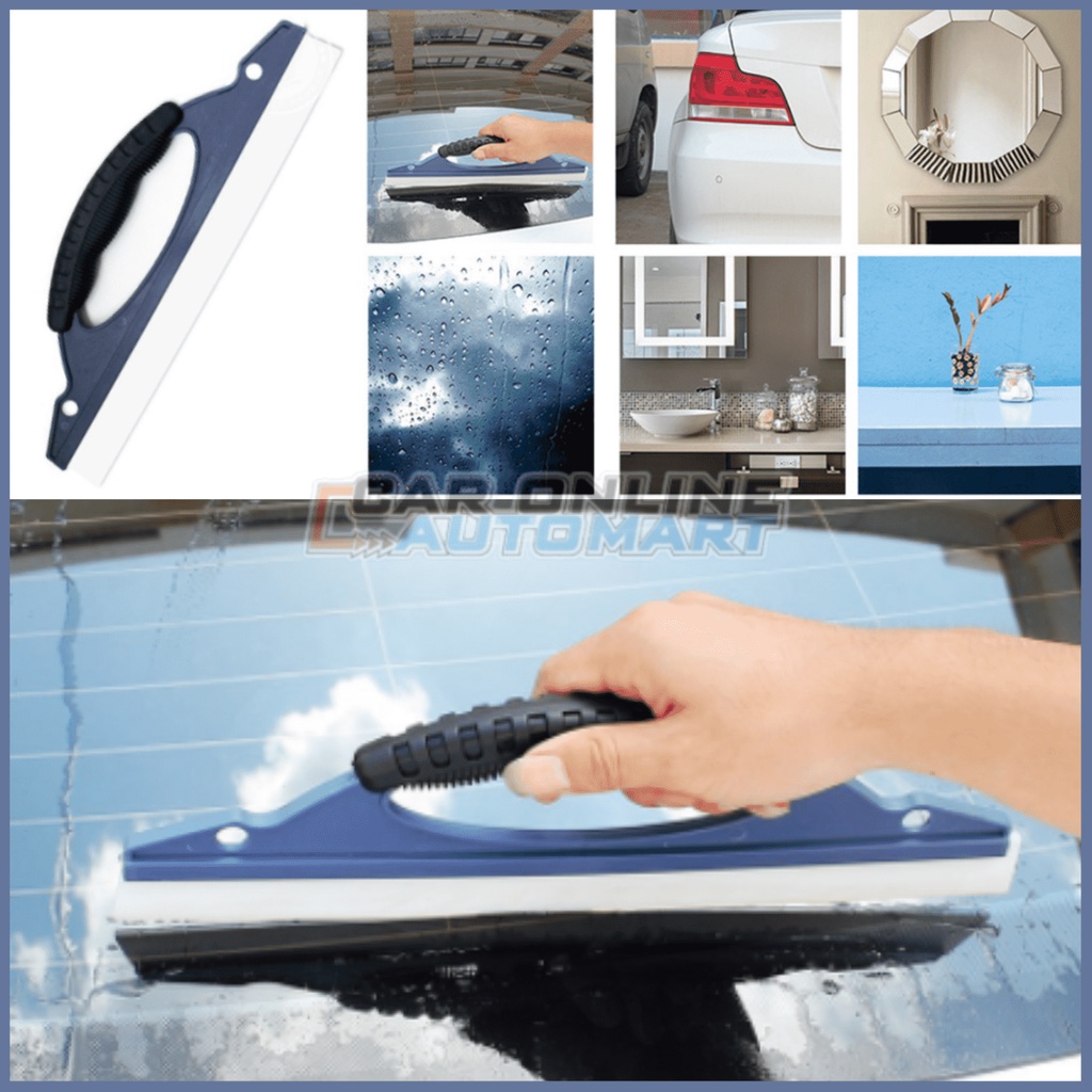 D-Shape Water Scraper Squeegee Windshield Glass Wiper Window Car Wash ...