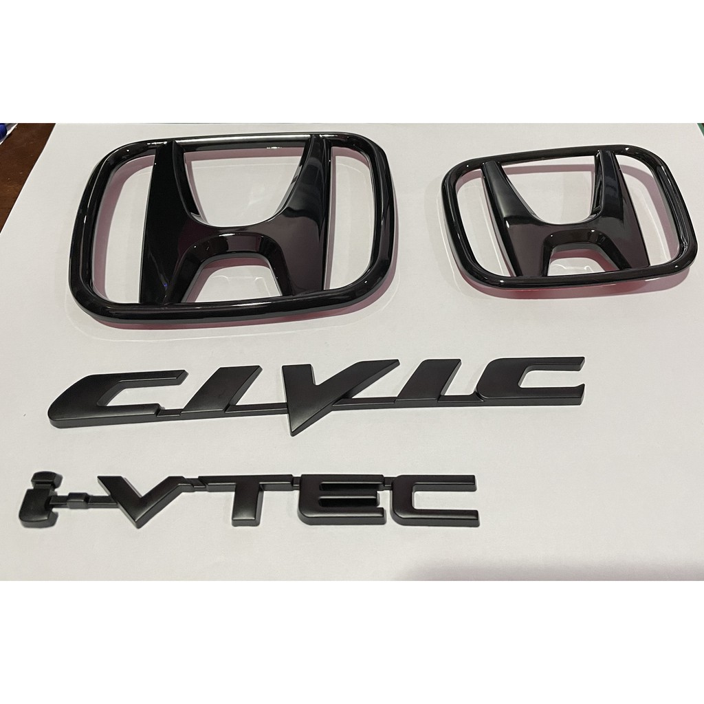 HONDA CIVIC FD BLACK LOGO CIVIC FD EMBLEM BLACK HONDA CIVIC FD TYPE R ...