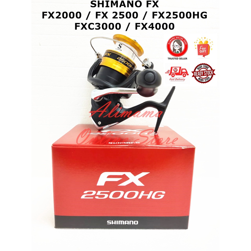 SHIMANO FX NEW MODEL 2019 FX2000 / FX 2500 / FX2500HG / FXC3000 / FX4000 FISHING REEL | Shopee ...