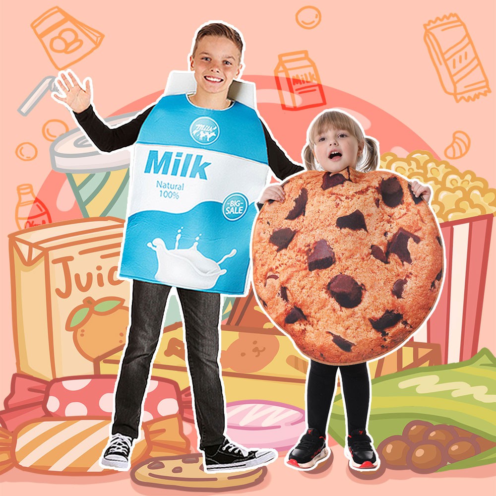 Ready Stock Halloween Costumes For Kids Funny Food Cosplay Children ...