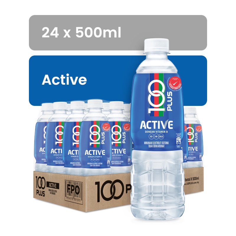 [Carton of 24] 100PLUS Active 500ML | Shopee Malaysia