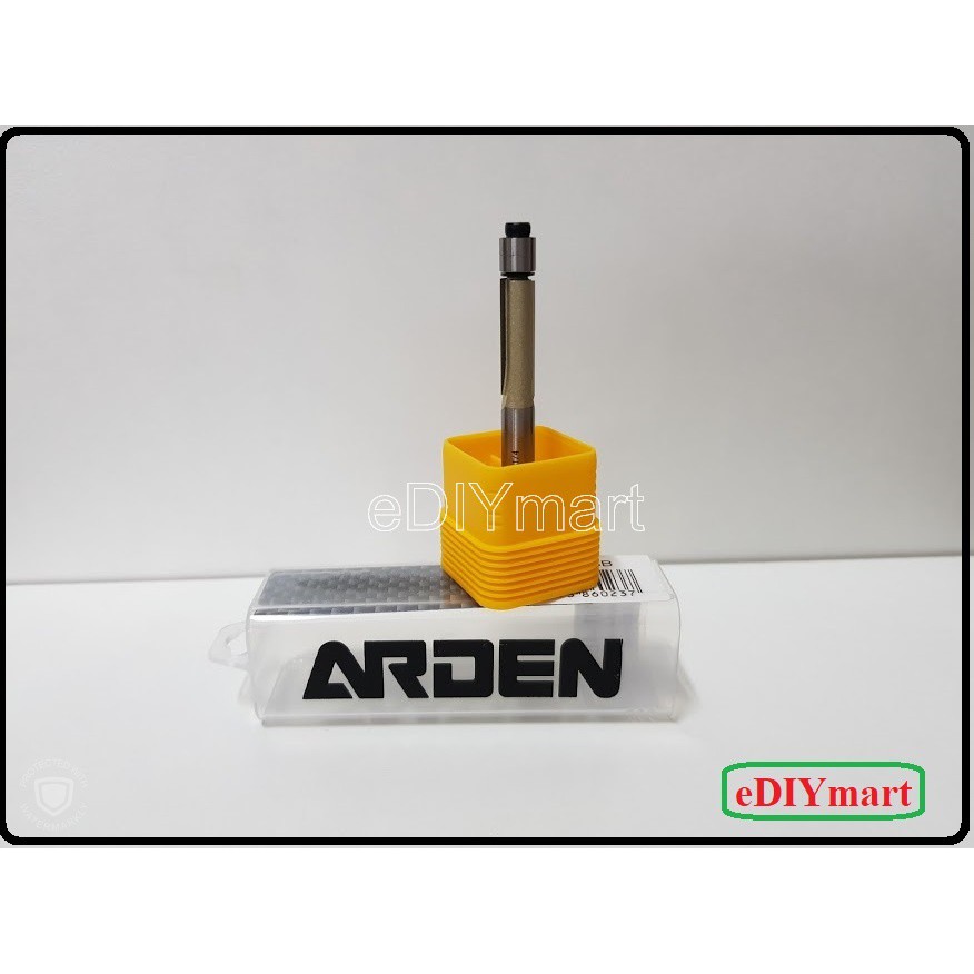ARDEN Router Bit 1/4" x 20mm - Straight Bit With Two Bearing 37 ...