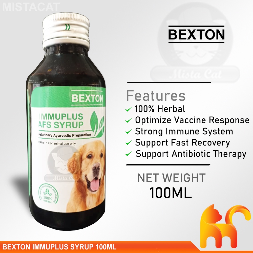 Bexton Immuplus Syrup - For Cats | 100ml | Shopee Malaysia