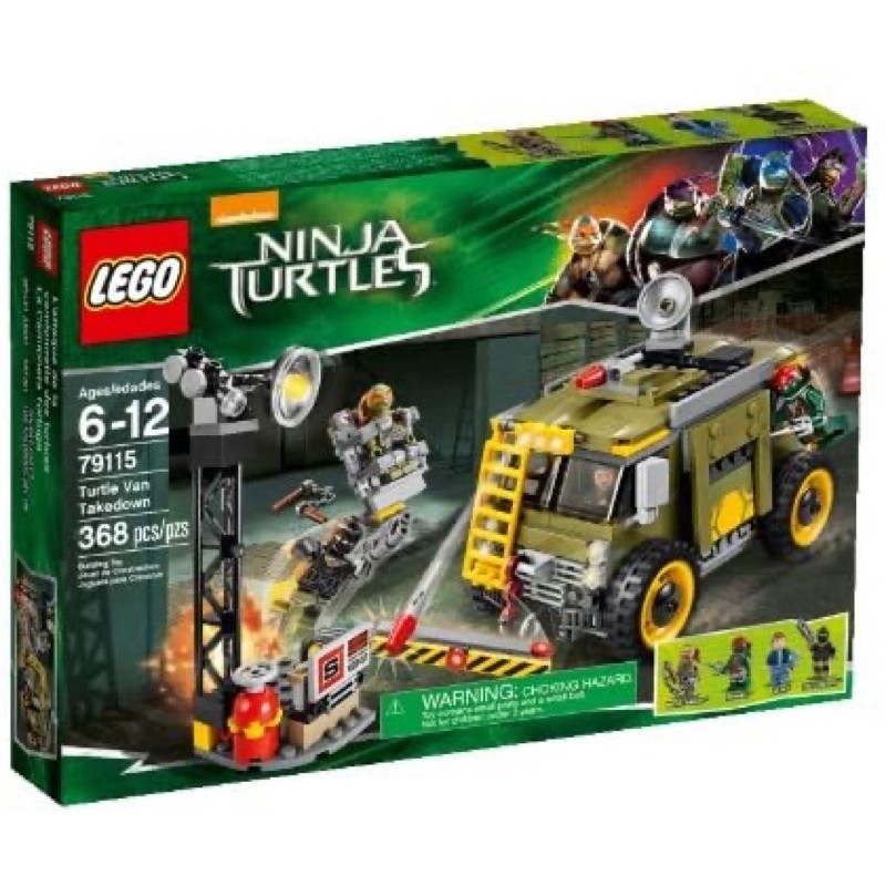 LEGO Teenage Mutant Ninja Turtles TMNT 79115 Turtle Van Takedown ...