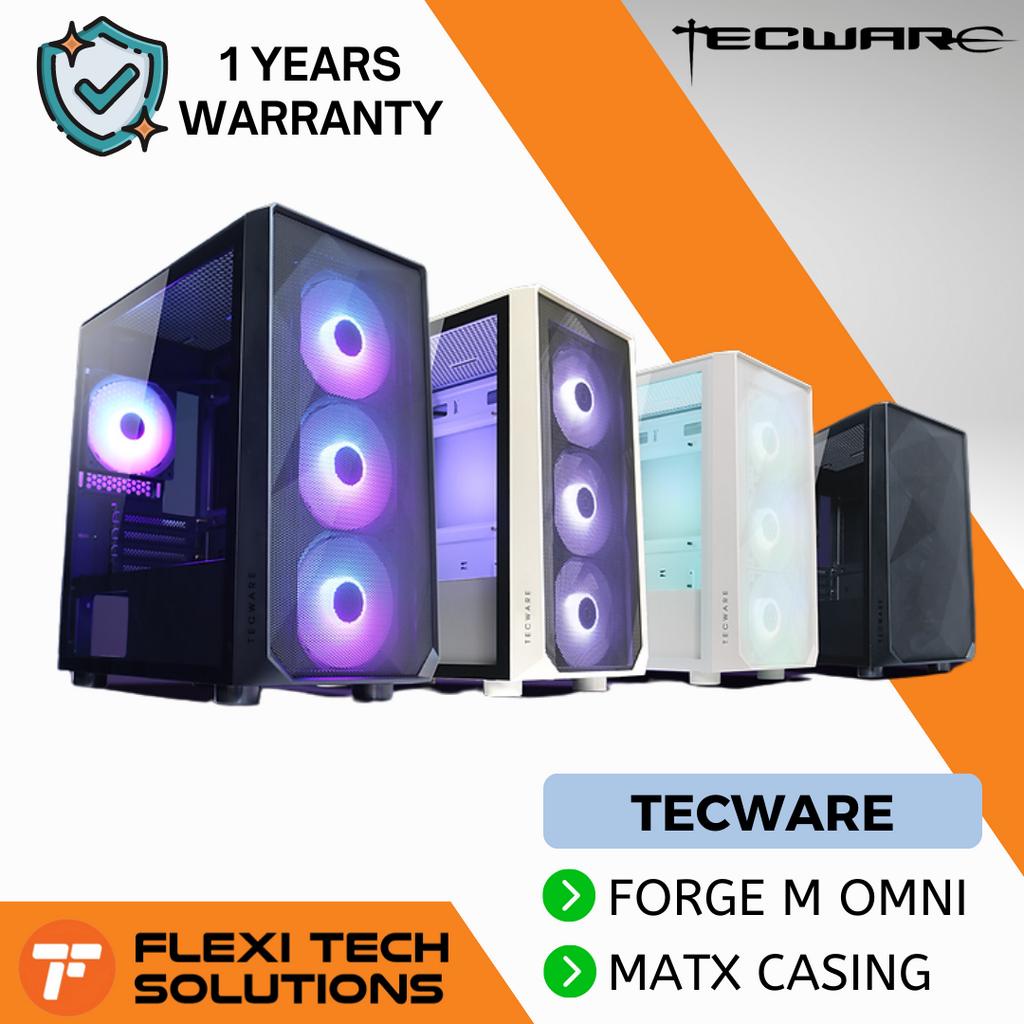 Flexi Tech TECWARE Forge M Omni ARGB MATX Black / White / Snow White PC ...