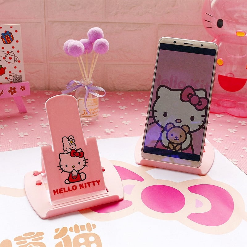 Hello Kitty Lazy phone stand Watch TV desktop phone stand | Shopee Malaysia