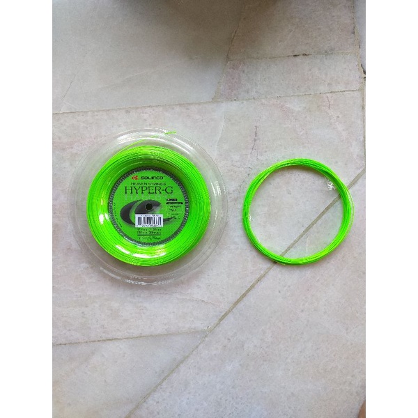 Solinco Hyper G Tennis String 17g/1.2mm (Cut from reel) | Shopee Malaysia