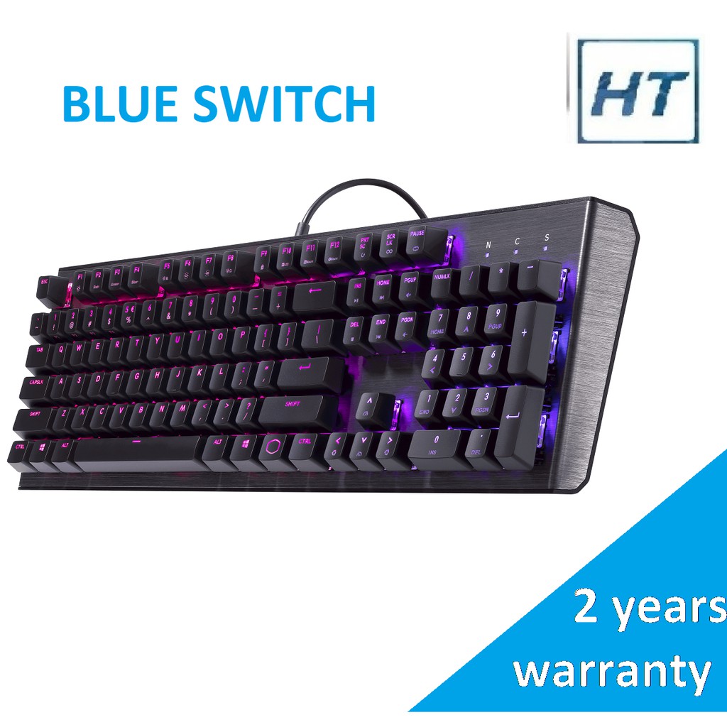 COOLER MASTER MASTERKEY CK550 FULL RGB MECHANICAL GAMING KEYBOARD (BLUE ...