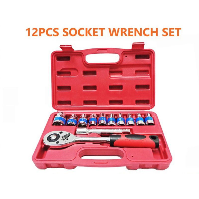 Spanar Box 32PCS 1/2" Ratchet Box Socket Set Box Set Spanner Set Wrench ...
