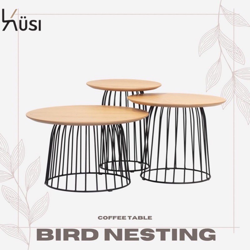 KUSI Bird Nesting Coffee Table / side table / living hall table / round ...