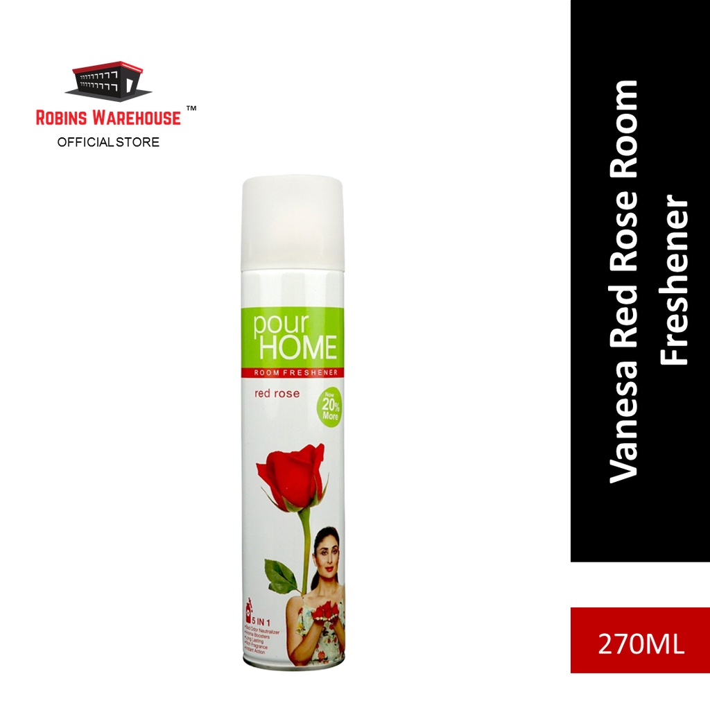 [Original] Vanesa Pour Home Red Rose Room Freshener (270 ml) | Shopee ...