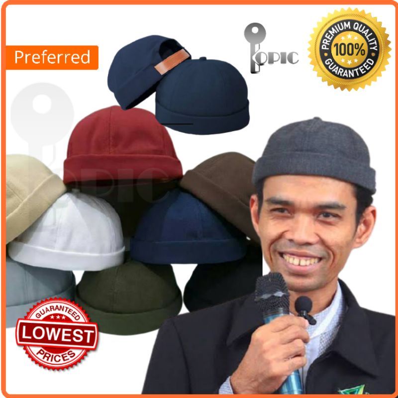 Korean Style MikiHat Topi Kopiah Viral Topiah Trend Baru Songkok Roll ...
