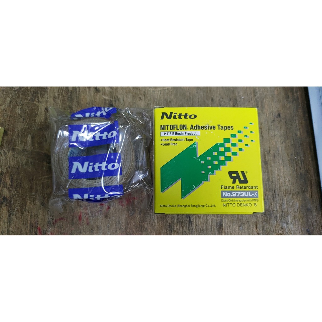 NITTO Adhesive Tape Nitoflon Heat Resistant Tape Lead Free No.973UL-S ...