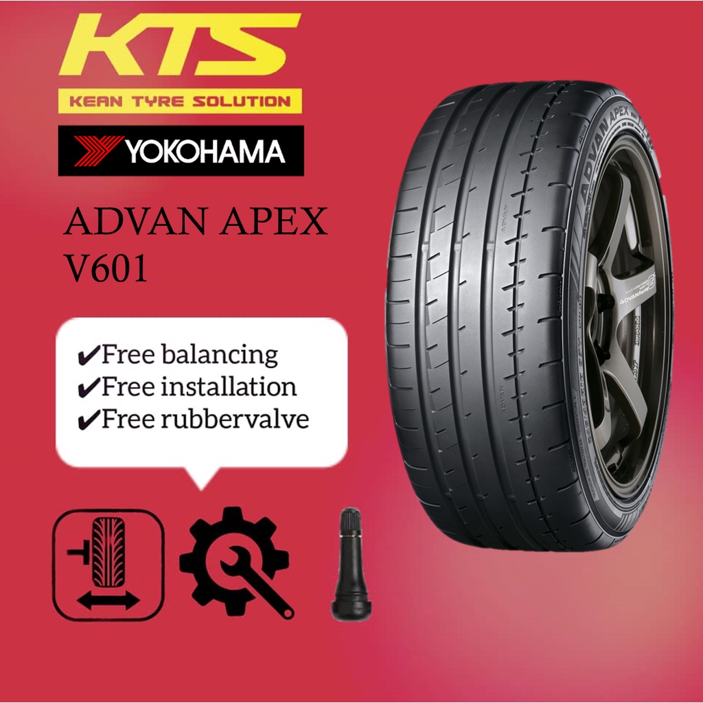 Tyre Yokohama Advan Apex V601 size 17 18 INCH 2022/2023 | Shopee Malaysia