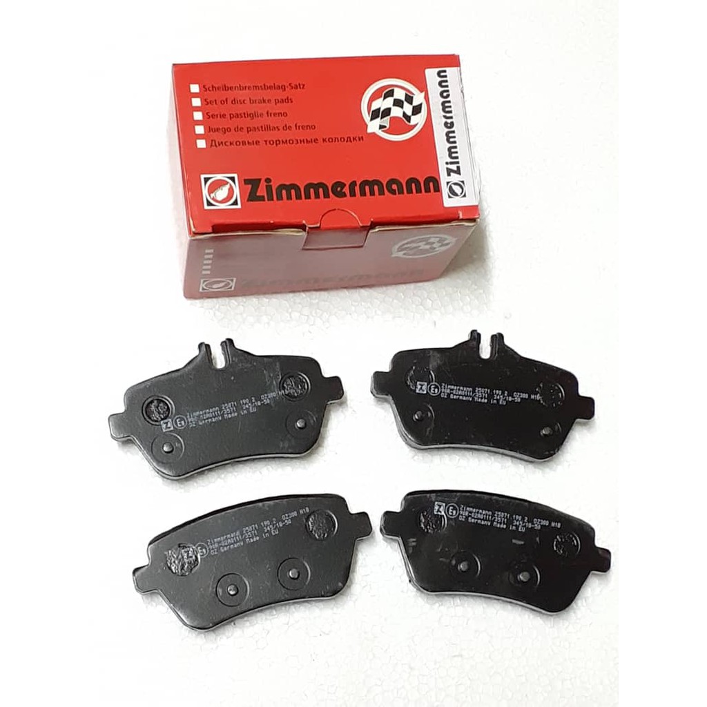 Mercedes S-Class W222 W217 W231 Zimmermann Rear Brake Pad 25071 ...