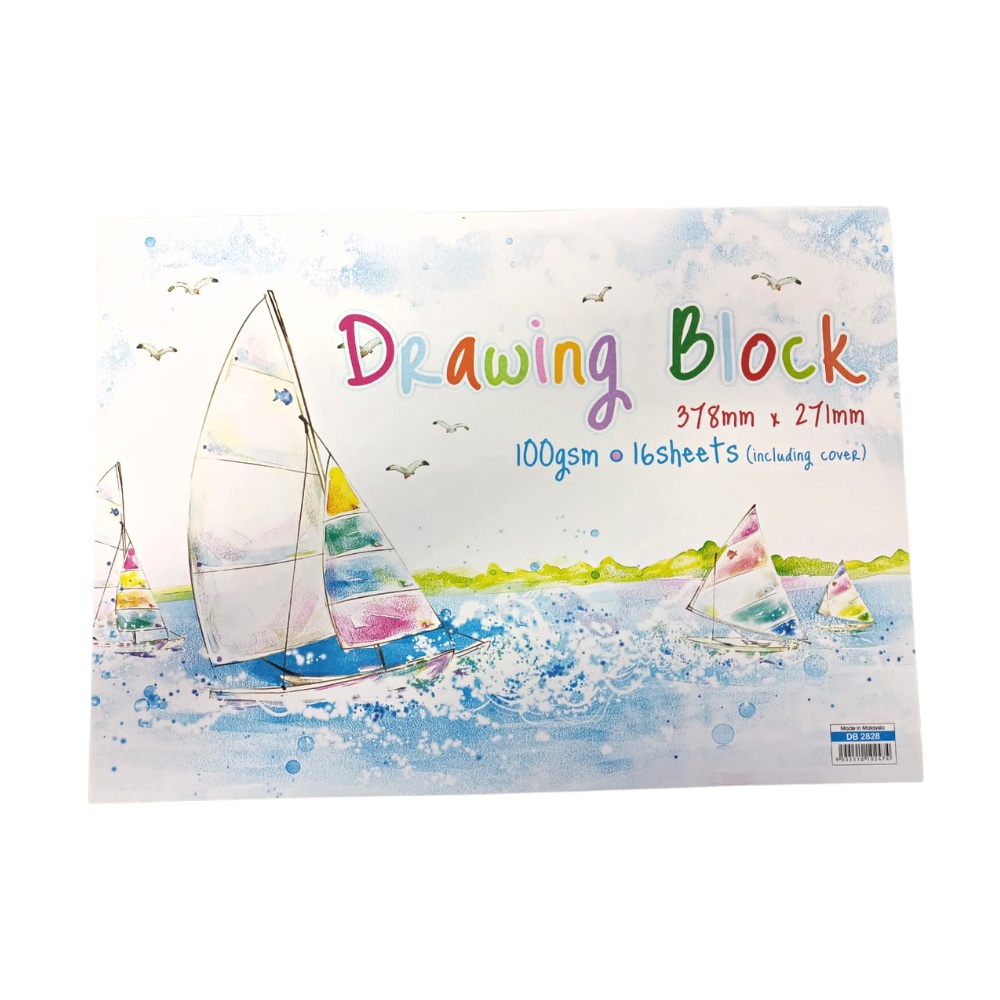 Drawing Block 100gsm B4 16 sheets / Buku Lukisan / Kertas Lukisan / Art ...