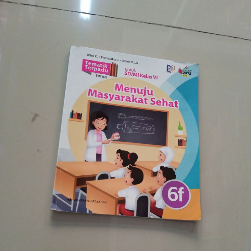 Integrated Thematic SD Grade 6F Erlangga | Shopee Malaysia