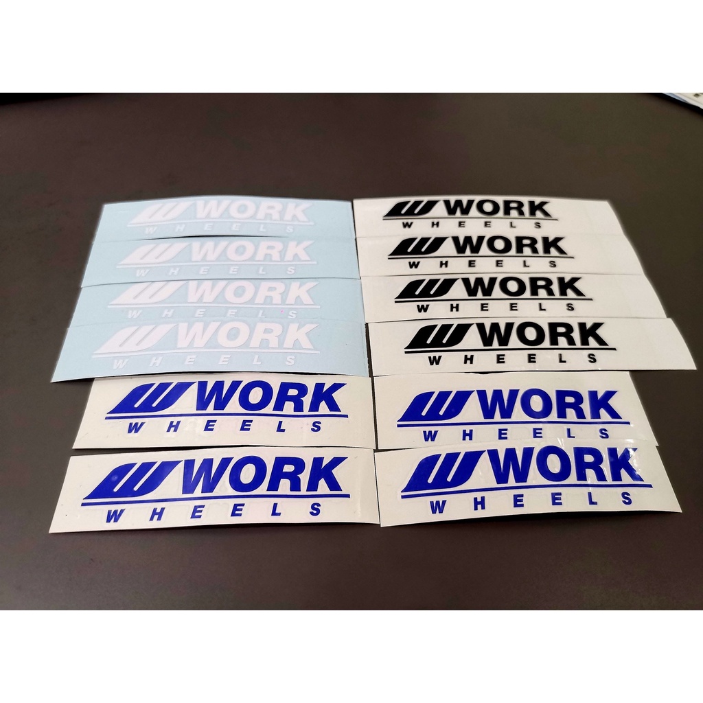 Sticker Work S1 Sticker Work Meister 1set(4pc)Myvi Alza Axia Saga Blm ...