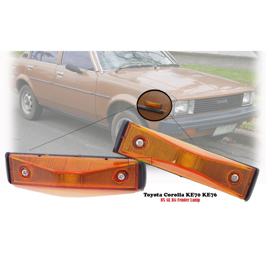 Toyota Corolla kE70 Ke72 KE75 KE76 Fender Signal Lamp Mudguard Lampu ...