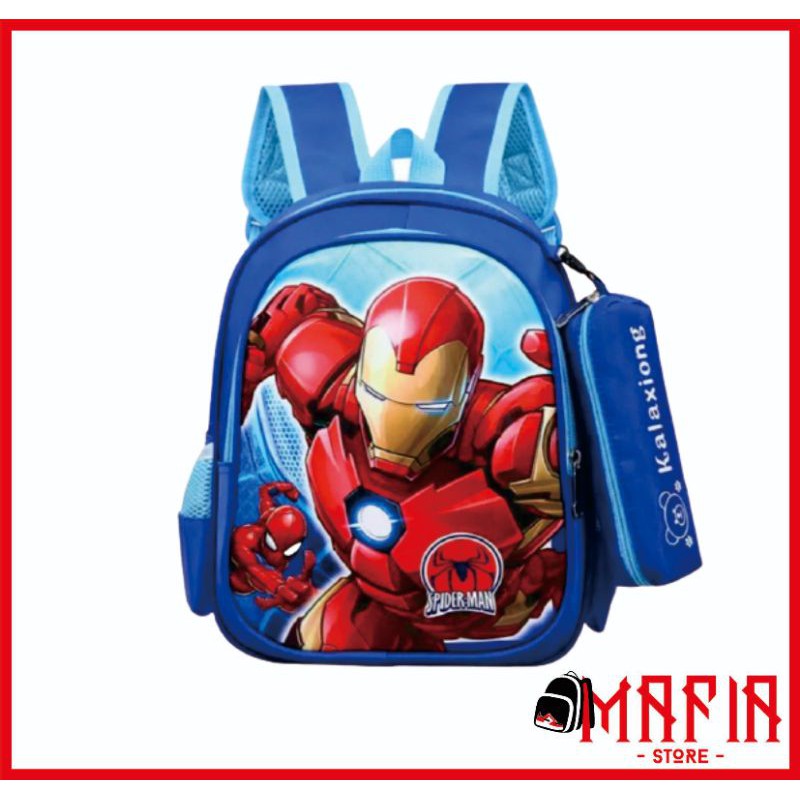 Mafia-kids' Backpack ironman 2in1 School/Boy's Backpack/Latest School ...