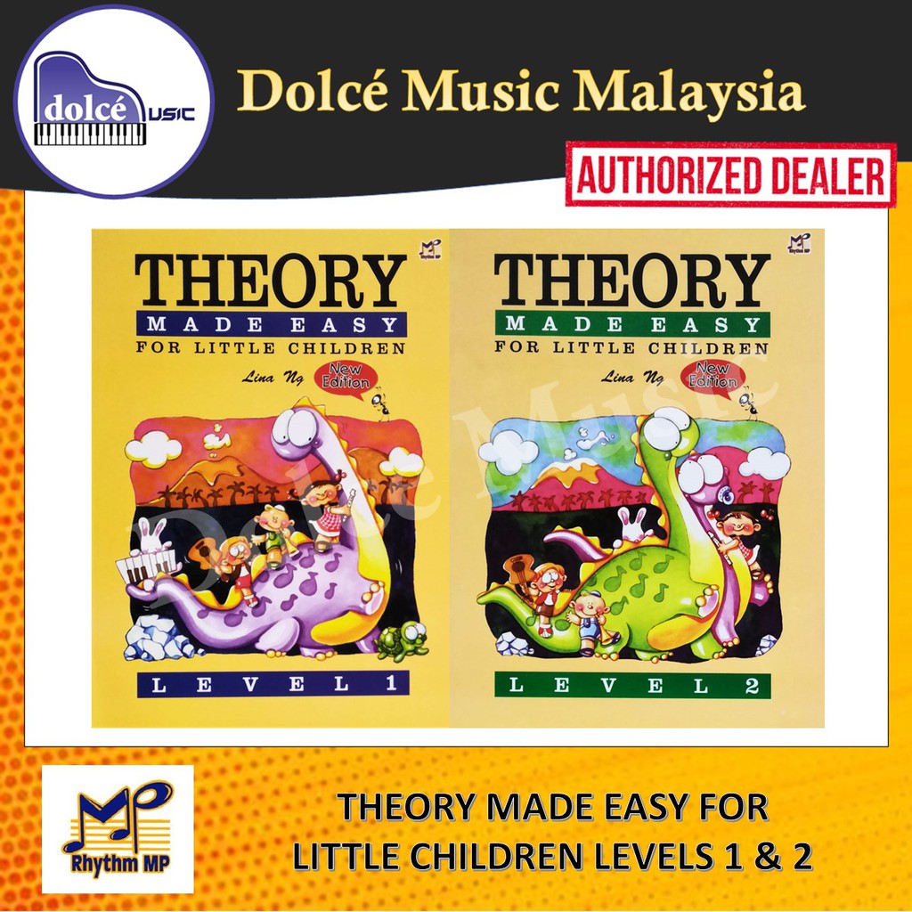 Rhythm MP - Theory Made Easy for Little Children Levels 1 & 2 | Shopee ...