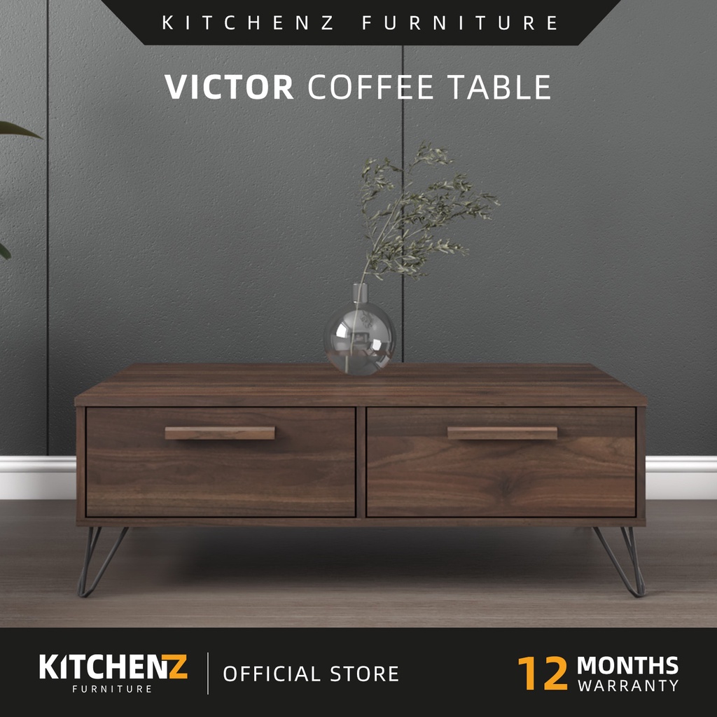Kitchenz Victor Series 3.3Ft Coffee Table Living Room Meja Kopi Side ...