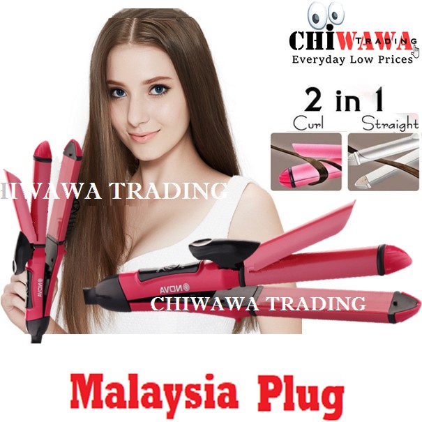【Malaysia Plug】NOVA Hair Waver Curler Roller Straightener Irons ...