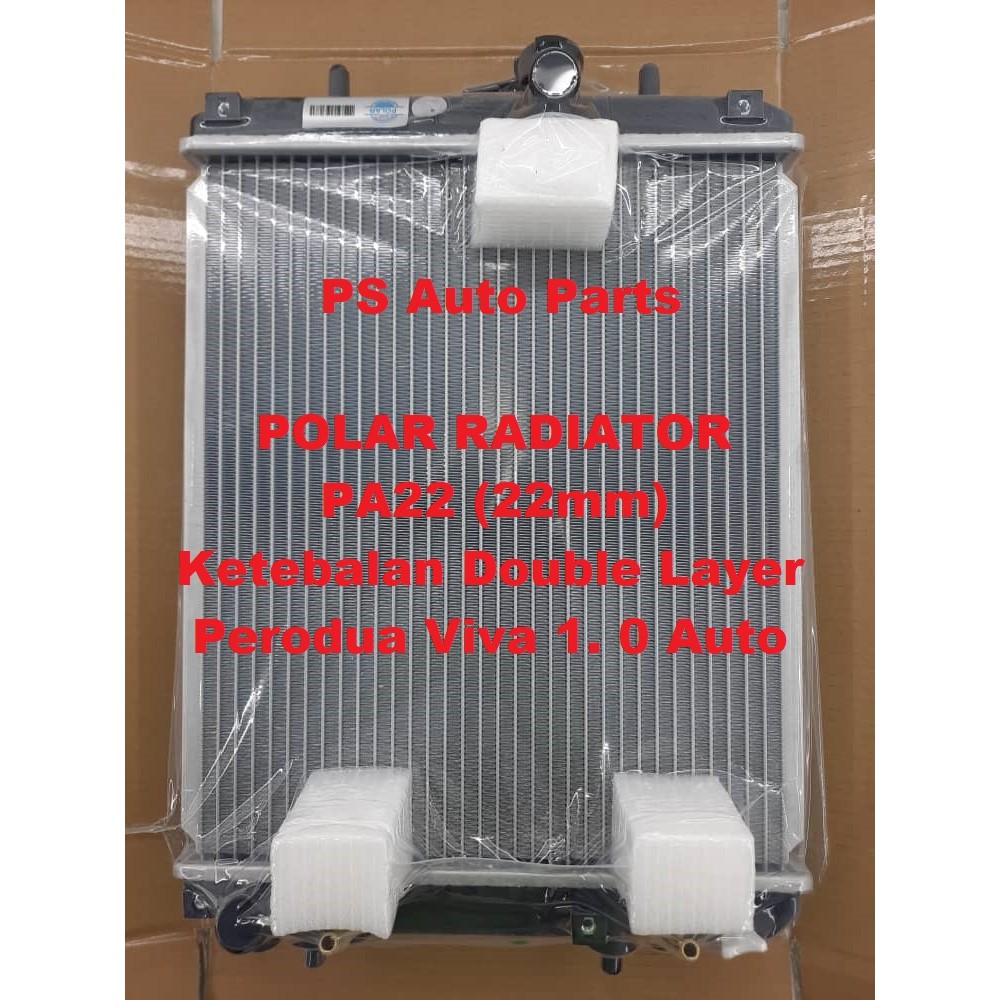 AKV Radiator Perodua Viva Manual Tangki Air Kereta Ketebalan Double ...