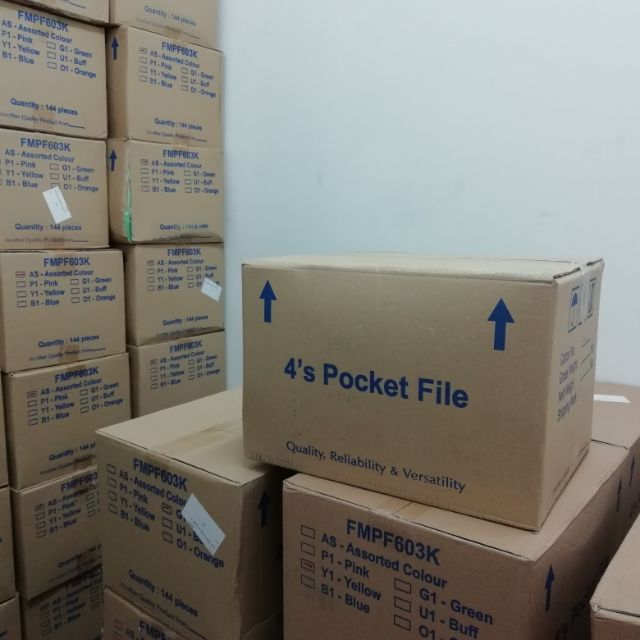 【1BOX=144PCS ! ! !】LION FILE POCKET FILE MF603 **1BOX=144PCS** (PRICE ...