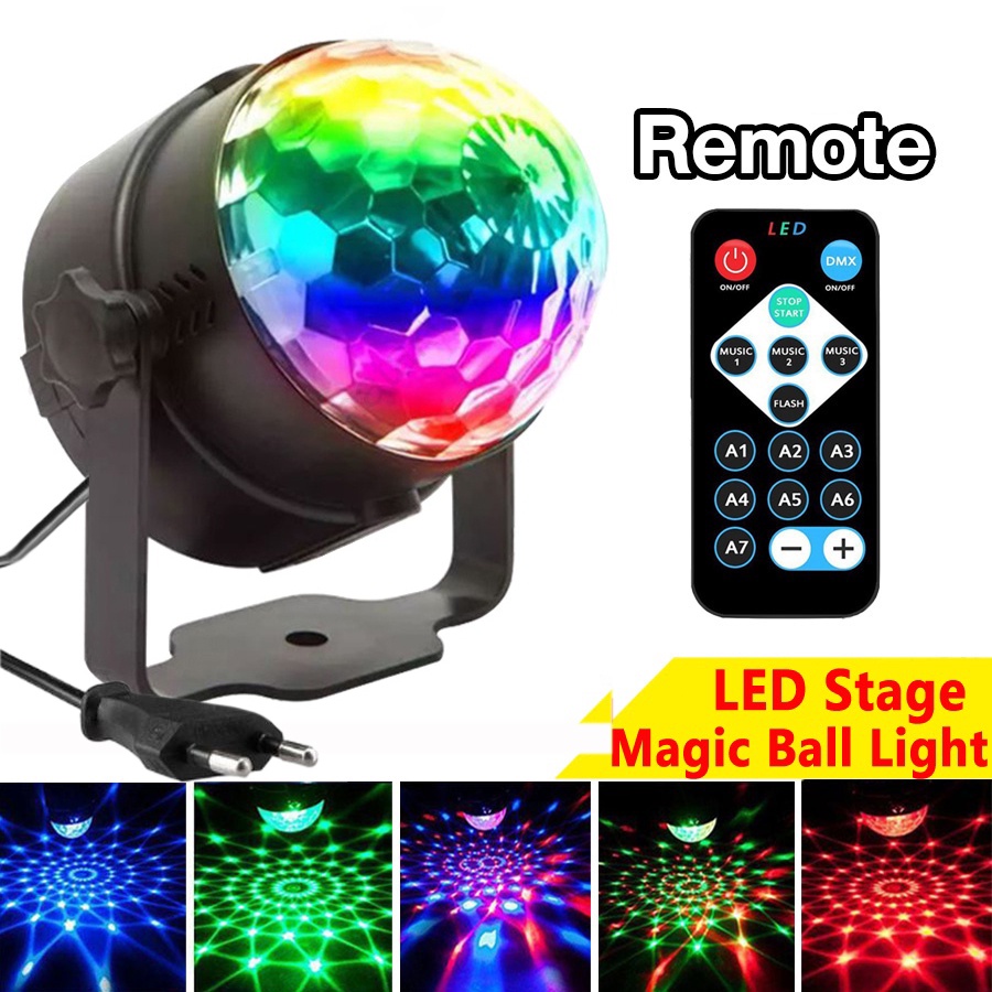 Starry Sky Projector Lamp 360° Rotating Multi-Color Star Moon Sky Night ...