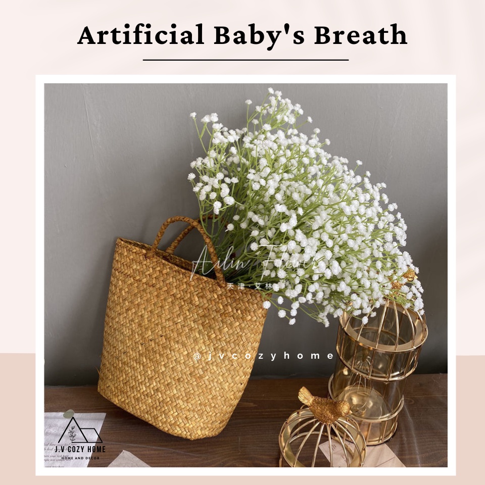 Artificial Baby’s Breath Fake Flower Photography Props Bunga Baby ...