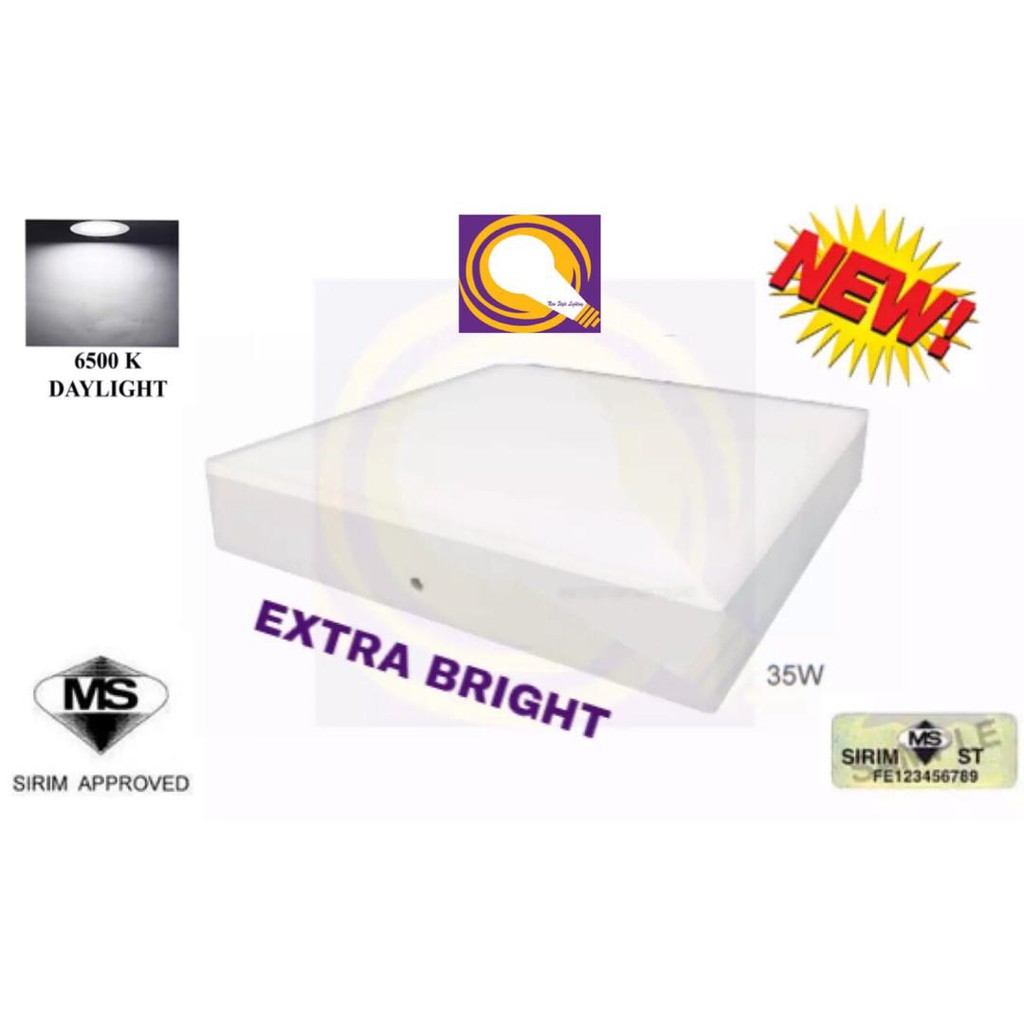 YETPlus YET 9009 35W Square LED Surface Downlight (Daylight / Cool ...