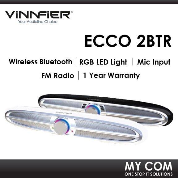 Vinnfier ECCO 2BTR Wireless Bluetooth Portable Speaker RGB 7 Color ...