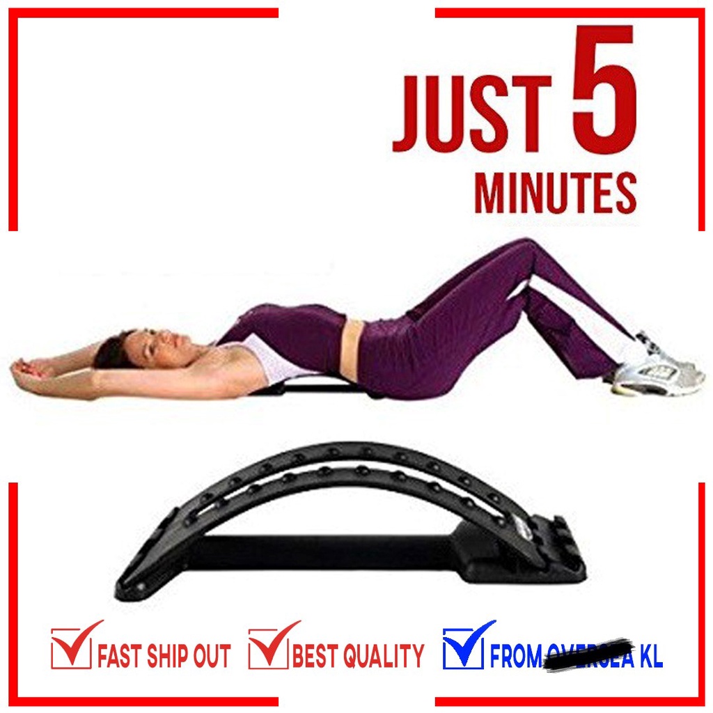 AMC Upgraded 4 level Multi-Level Stretching Device For Neck & Lumbar ...