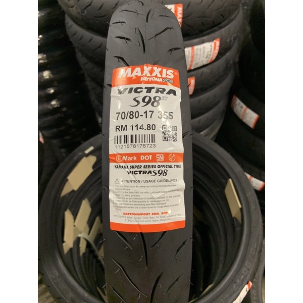 MAXXIS Tayar Maxxis Victra ST S98 F1 Tyre Size 17 & 14 & 13 inches s-98 ...