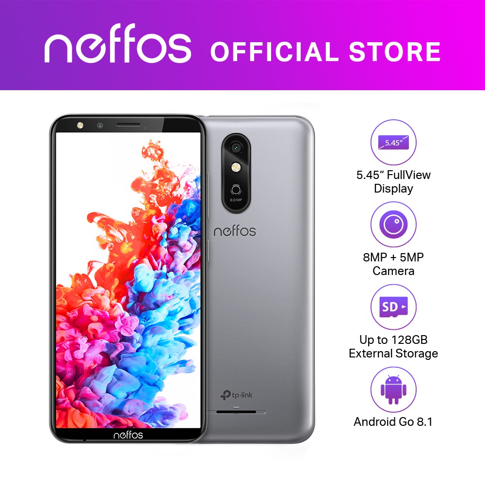 Neffos C7 Lite - Grey (5.45"/1GB+16GB/Quad Core/4G LTE/2200mAh ...