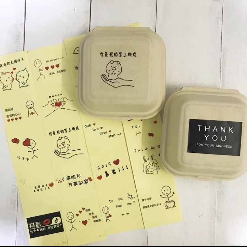 25psc / 50 psc 4 Inch recyclle Small Cake Box | Paper box |box burger ...