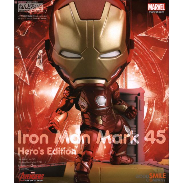 GOOD SMILE COMPANY - #545 NENDOROID IRON MAN MARK 45: HERO EDITION ...