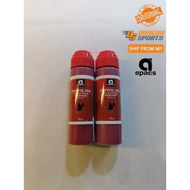 Apacs racket stencil ink red color | Shopee Malaysia