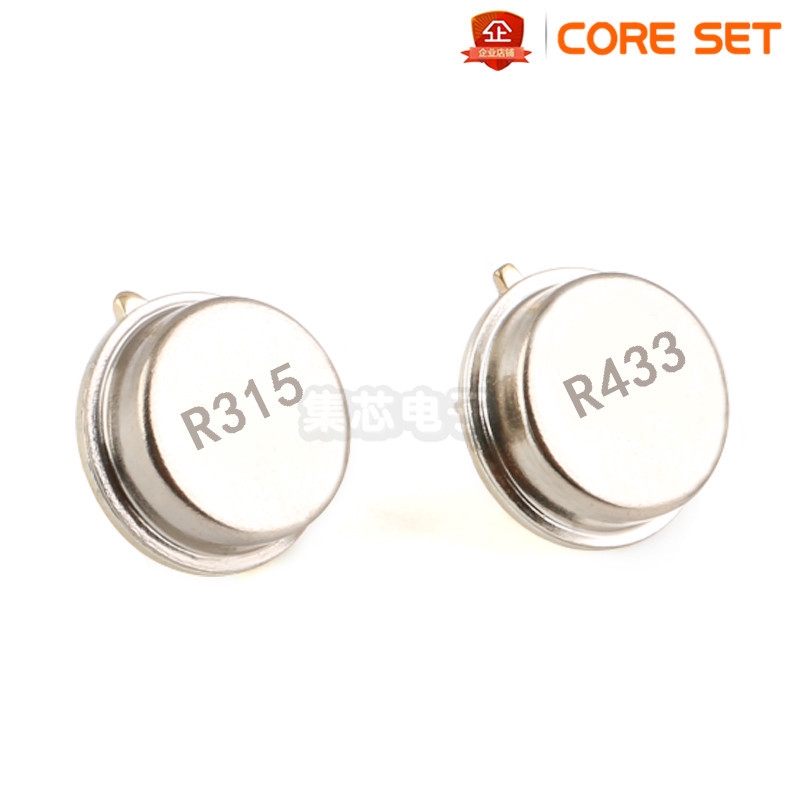 In-Line Crystal Zhen R315A/315MHz R433A/433MHz Round Tripod Surface ...