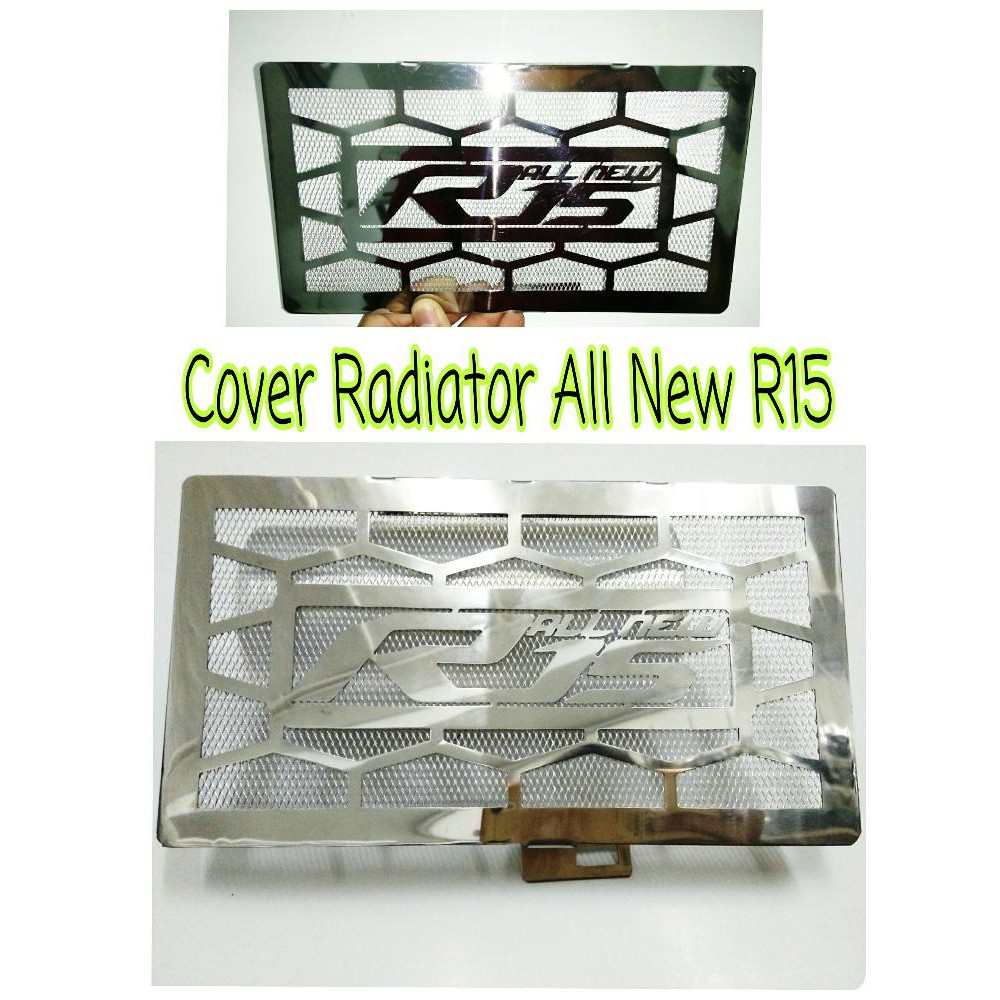 Premium radiator cover radiator cover r15 new all new r15 facelift vva ...