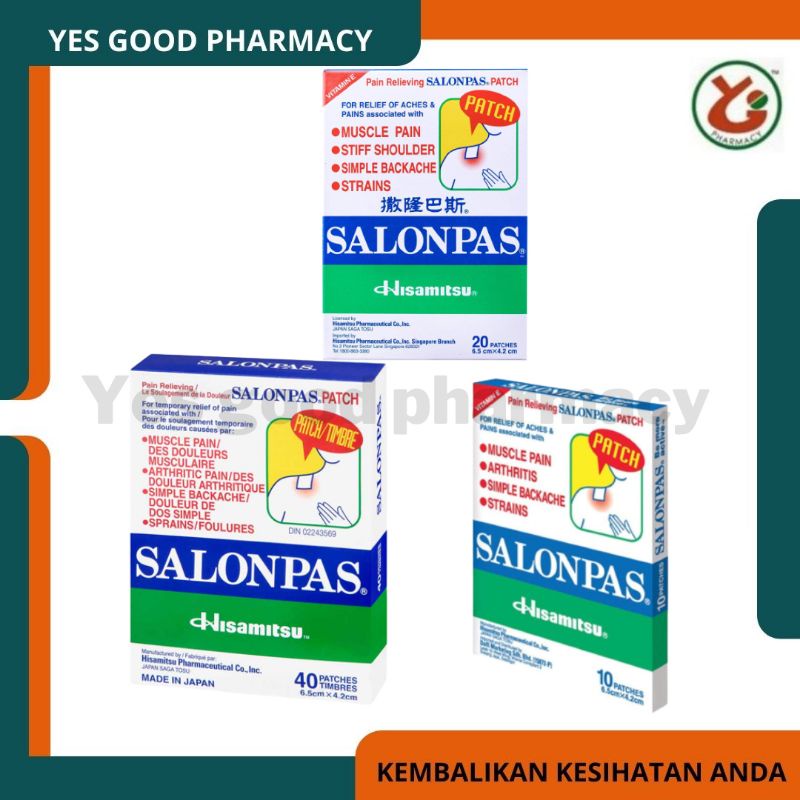 SALONPAS 10'S,20'S,40'S | Shopee Malaysia