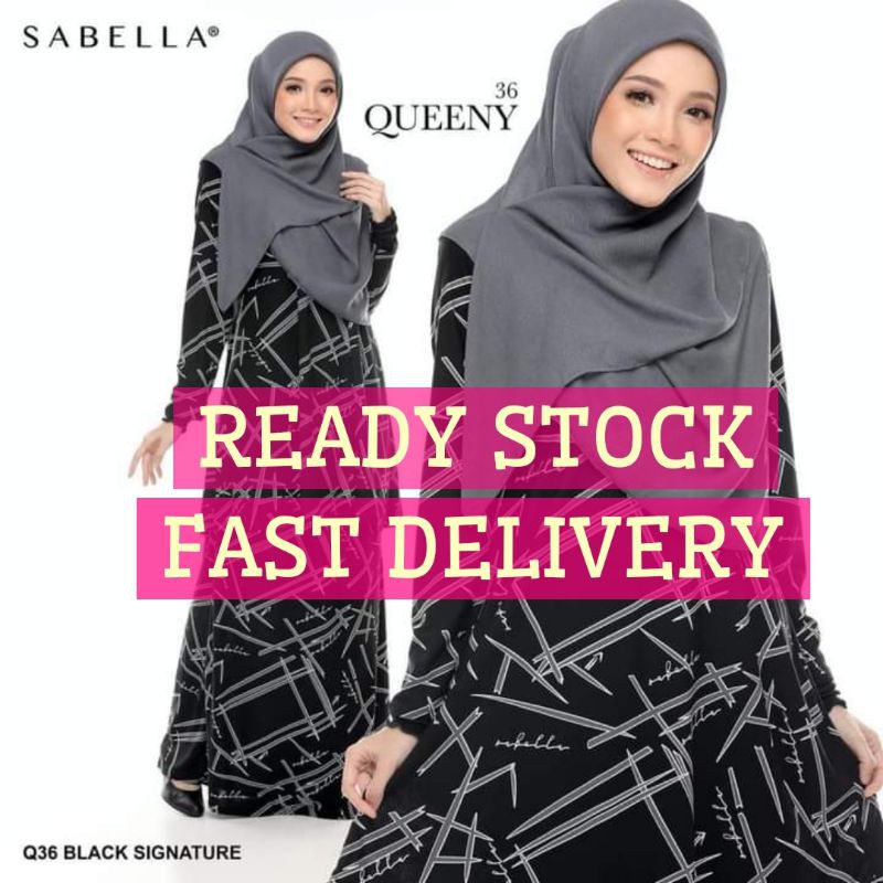 SABELLA Queeny (SIZE L & XL) BAJU KURUNG TANPA GOSOK/IRONLESS (READY STOCK) | Shopee Malaysia