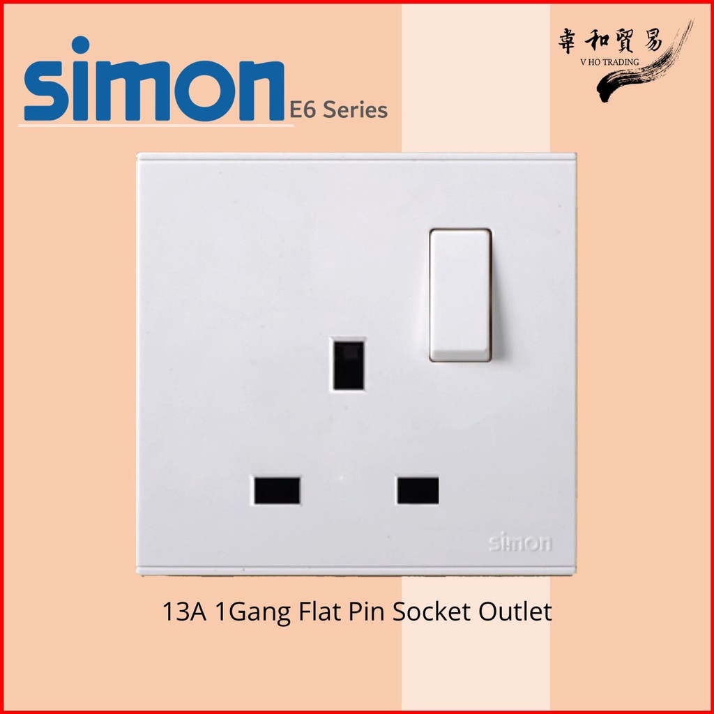 [VHO] [Sirim] Simon E6 WHITE Series Switch / Switches & Socket Outlet ...