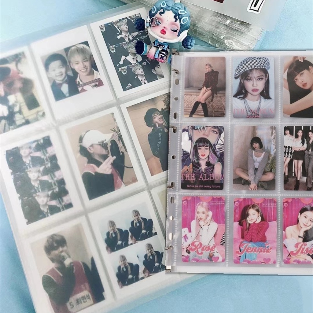 ROO A4 Binder Set 9 Pocket sleeves 2 Pocket sleeves KPOP Photocard ...