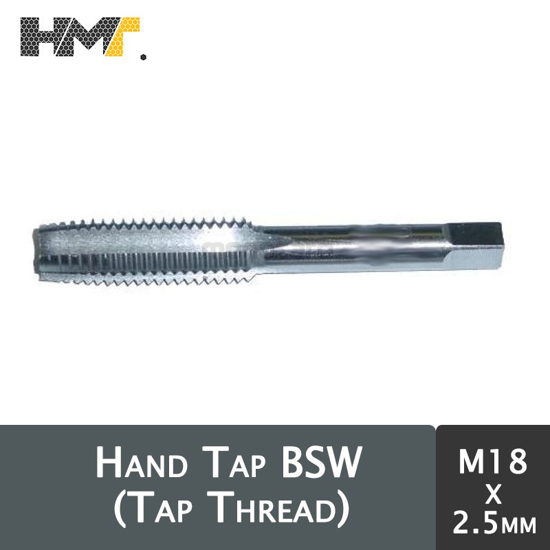 Tap Thread / Hand Tap BSW M18 x 2.5 mm (1 Set) | Shopee Malaysia