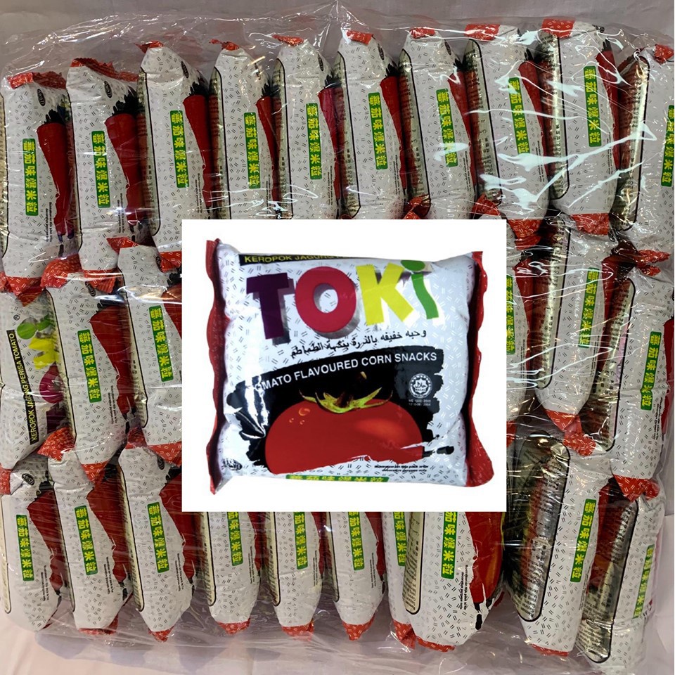 10 Packs Toki Tomato Corn Snack 14g Each HALAL (LOCAL READY STOCKS ...